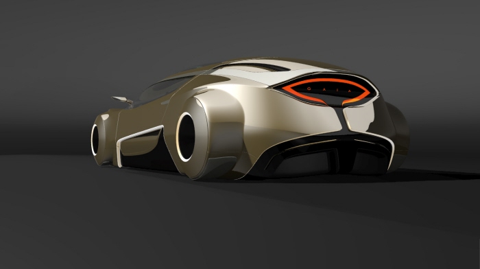 GAIA - magnetic powered concept car by Nuno Teixeira at Coroflot.com