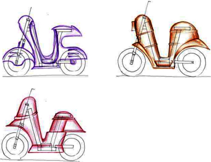 Auto-Styling- Electric 2-wheeler for Indian Postman by Sachin Ghodke at ...