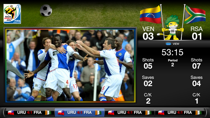 Full Screen Yahoo TV Widget UI by Ryan Pressler at Coroflot.com