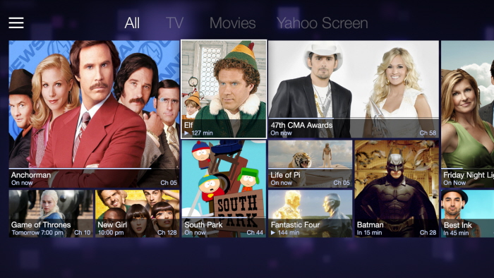 An upload by Ryan Pressler on Coroflot: to the project Yahoo SmartTV