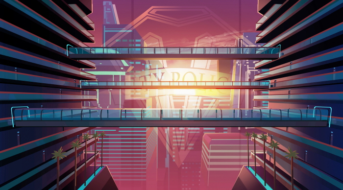 MoonBeam City by Christopher Fisher at Coroflot.com
