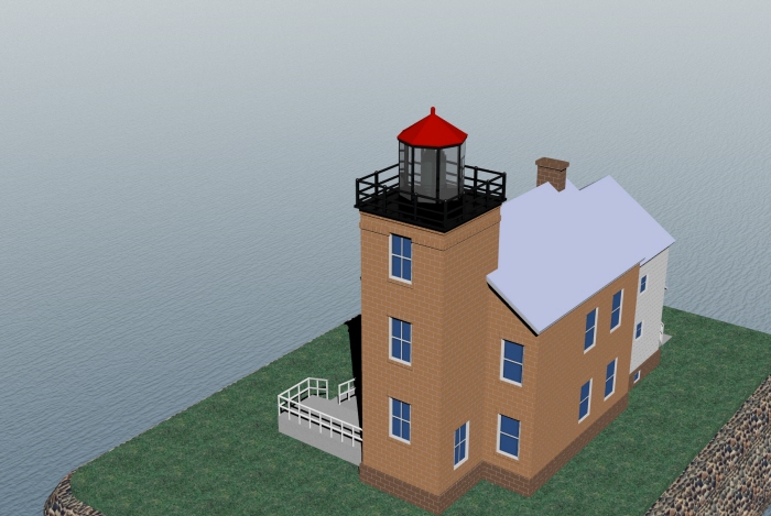3D Modeling Lighthouses by Michael Giallombardo at Coroflot.com