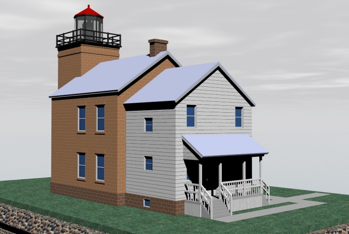 3D Modeling Lighthouses by Michael Giallombardo at Coroflot.com