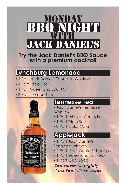 Jack Daniels Table Menus by Emily Schwartz at Coroflot.com