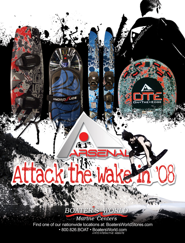 Wakeboarding Ad by Joshua Taggert at Coroflot.com