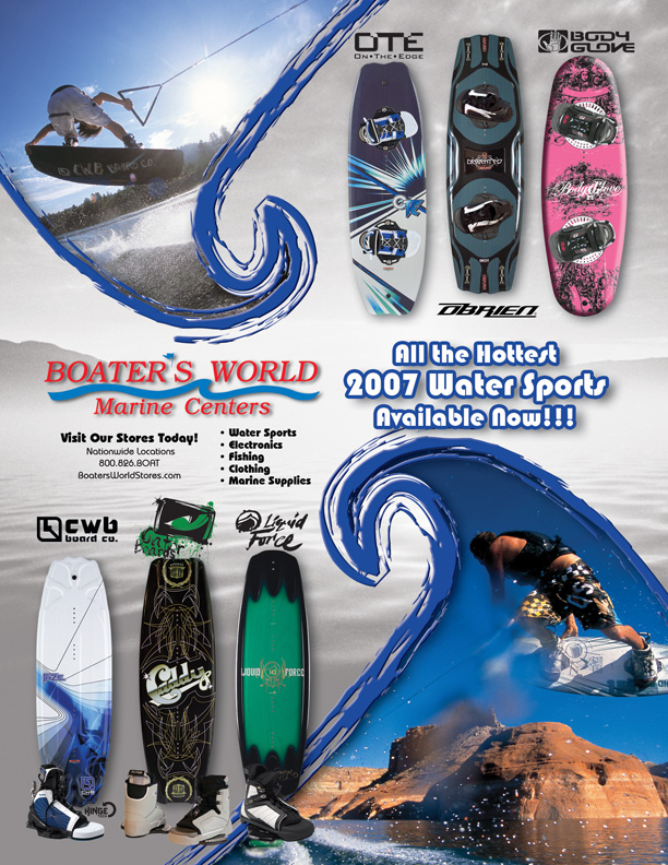 Wakeboarding Ad by Joshua Taggert at Coroflot.com