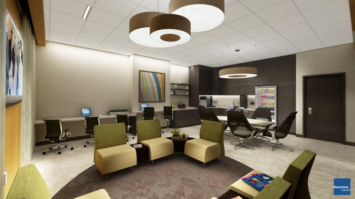 Physician Lounge Remodel Concept by Brooke Taff (Vink) at Coroflot.com
