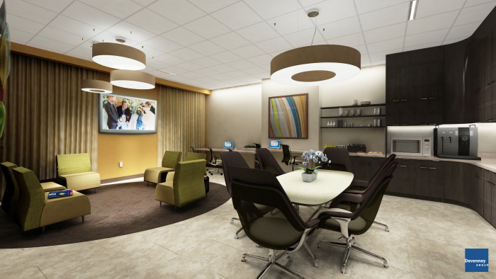Physician Lounge Remodel Concept by Brooke Taff (Vink) at Coroflot.com