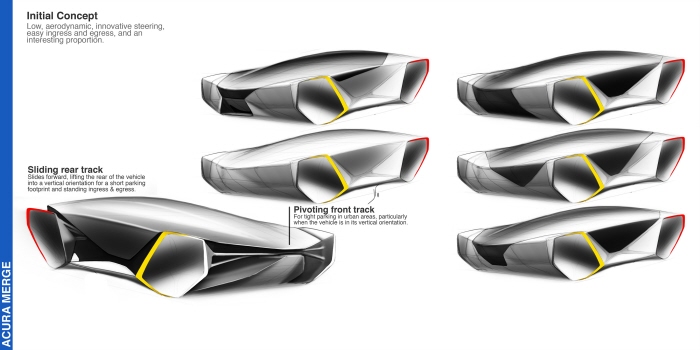 Acura Merge - Autonomous Vehicle by Jon Russell at Coroflot.com