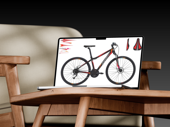 Starkenn bicycle graphics by yuva shinde at Coroflot.com