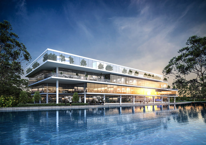 Architectural Renderings (Low Rise Building) by Manoj Paul at Coroflot.com