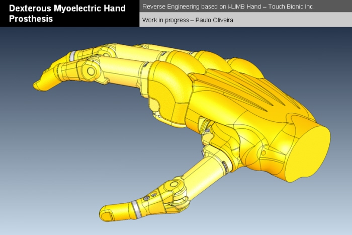 Dexterous Myoelectric Hand Prosthesis by Paulo Oliveira at Coroflot.com