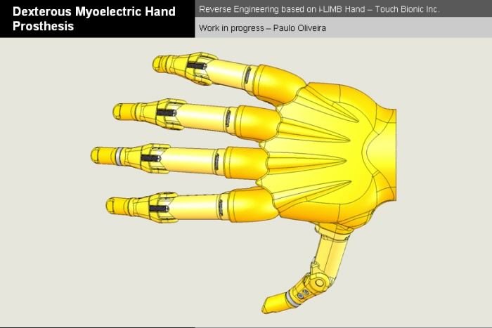 Dexterous Myoelectric Hand Prosthesis by Paulo Oliveira at Coroflot.com