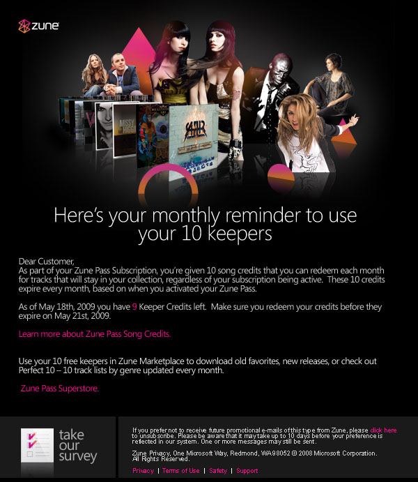 CRM Production for Zune Creative by Erica Mahony at Coroflot.com