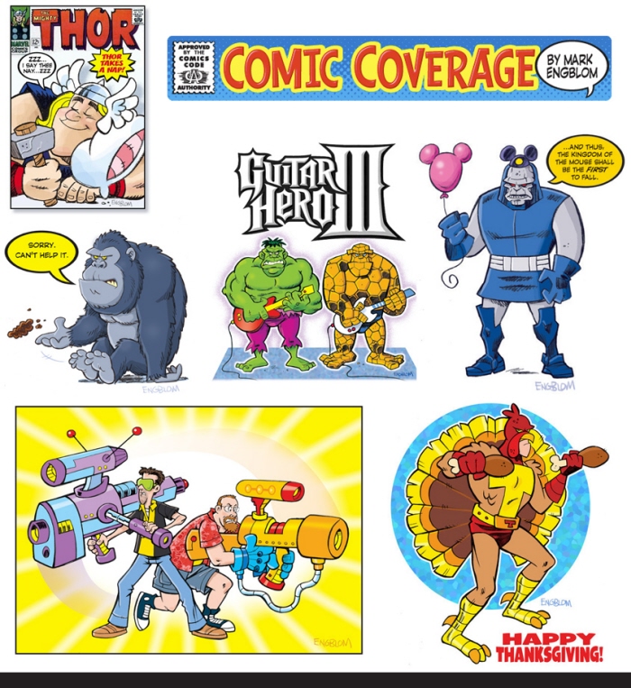 Cartooning and Illustration by Mark Engblom at Coroflot.com