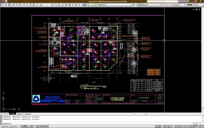 2D CADD samples by randy rey at Coroflot.com