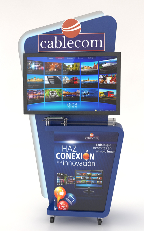 Cablecom Demostand by Ricardo García at Coroflot.com