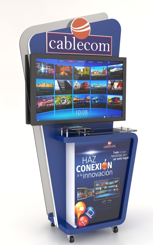 Cablecom Demostand by Ricardo García at Coroflot.com