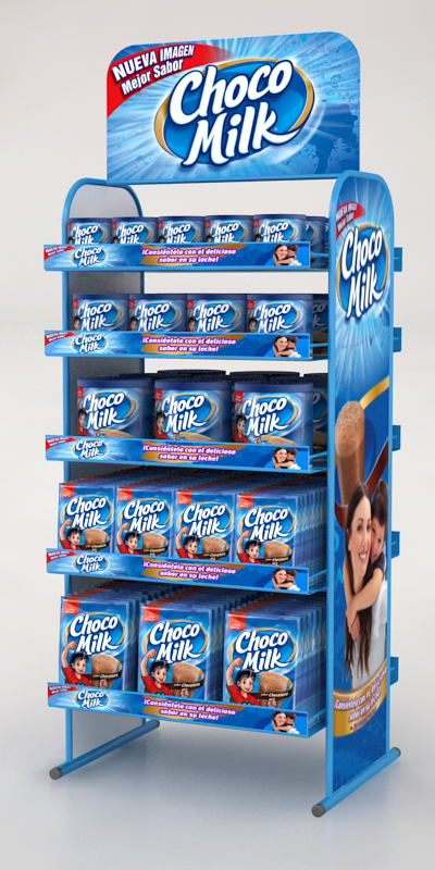 Chocomilk Floorstand by Ricardo García at Coroflot.com