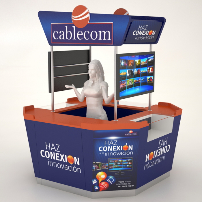 Módulo de atención Cablecom by Ricardo García at Coroflot.com