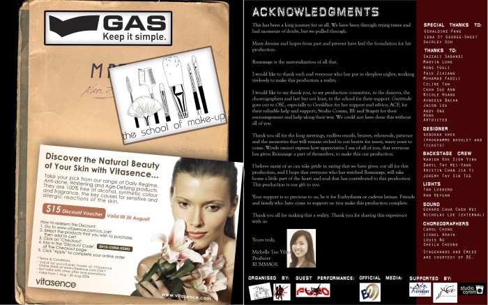 An upload by deborah kwek on Coroflot: to the project rummage booklet