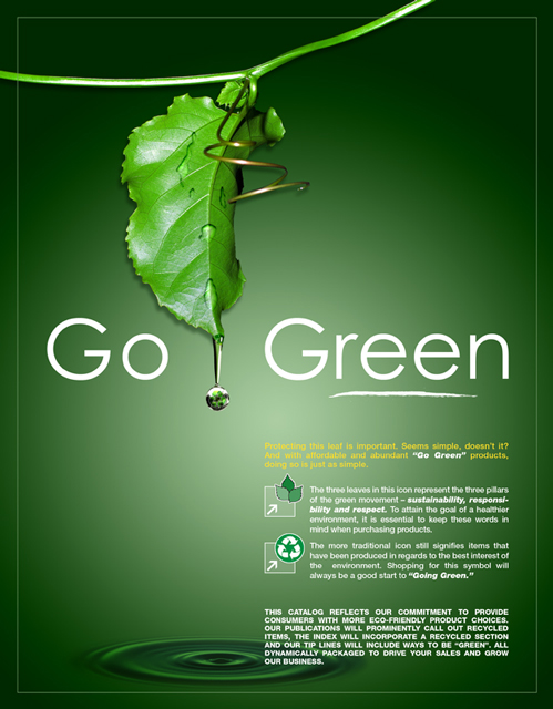 An upload by Sergio Ribeiro on Coroflot: to the project Go Green