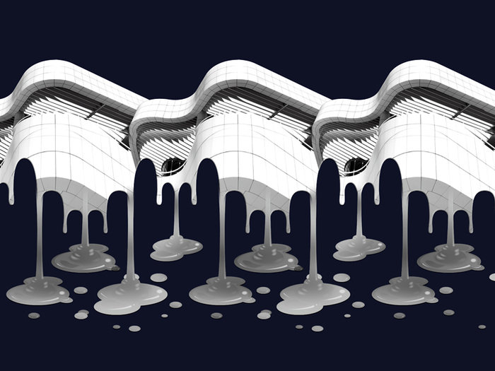 Melting architecture by Darez D at Coroflot.com