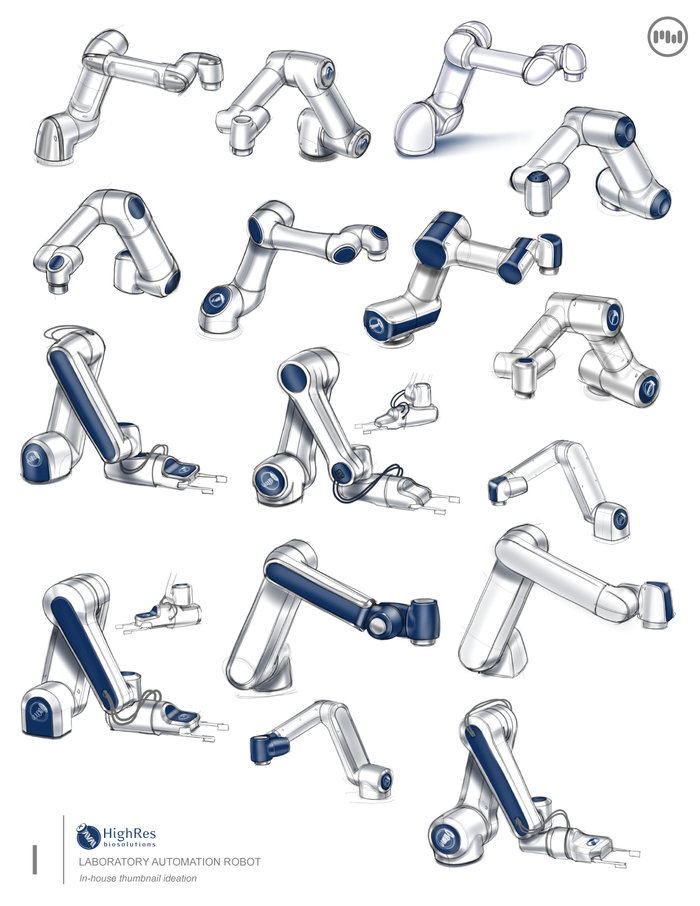 Hi Res Biosolutions laboratory automation robot (designed in full at ...