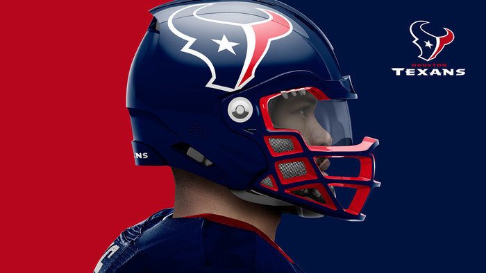 Gridiron Labs 2030 NFL Helmet by Christopher Armstrong at Coroflot.com