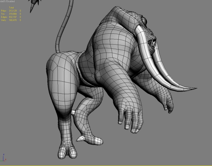 Creature Work in Progress by Andrew Zhou at Coroflot.com