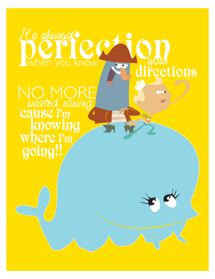 Inspirational cartoon posters by Jamison Perkins at Coroflot.com
