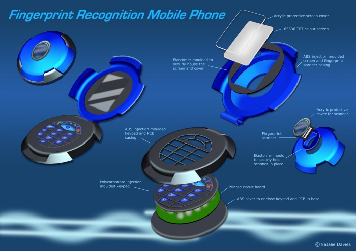 An upload by Natalie Davies on Coroflot: to the project Mobile Phone Styling