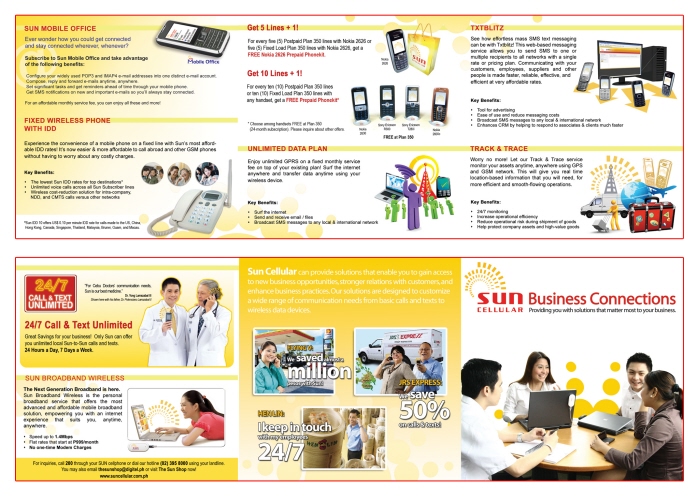 Sun Cellular and Digitel by verlyn kim at Coroflot.com