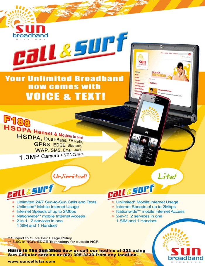 Sun Cellular and Digitel by verlyn kim at Coroflot.com