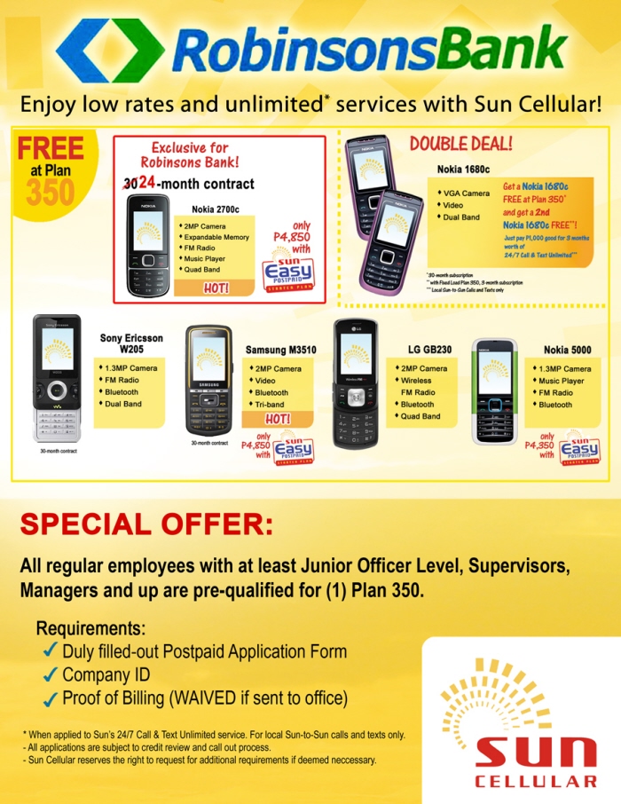 Sun Cellular and Digitel by verlyn kim at Coroflot.com