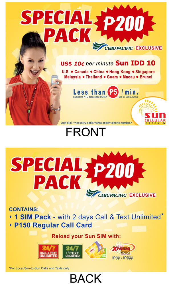Sun Cellular and Digitel by verlyn kim at Coroflot.com