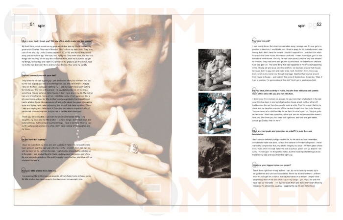 Spin Magazine by Jeremy Brunner at Coroflot.com