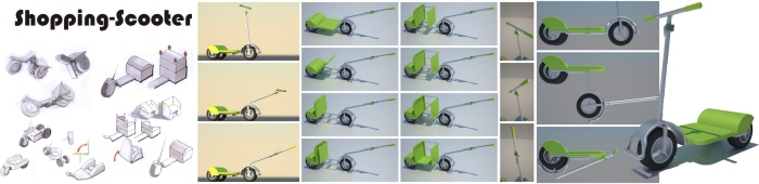 An upload by Aleksander Domanski on Coroflot: to the project 3D