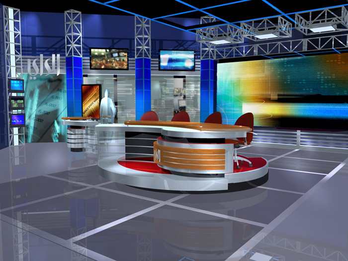 Broadcast Studio Sets by Adalberto Ortiz at Coroflot.com