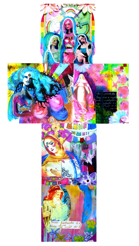 Catholic Iconography collages by Bryony Craze BA(Hons) PGCE at Coroflot.com