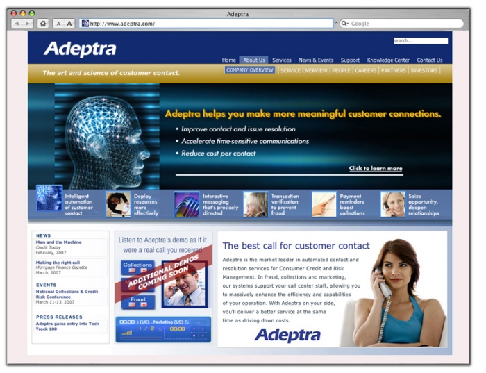 Web site design by Austin Lawrence Group Inc at Coroflot.com