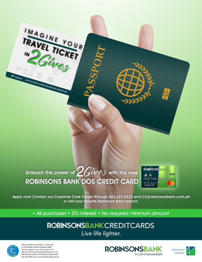 Robinsons Bank Duo Card Design and Print ads by John Ojeda at Coroflot.com