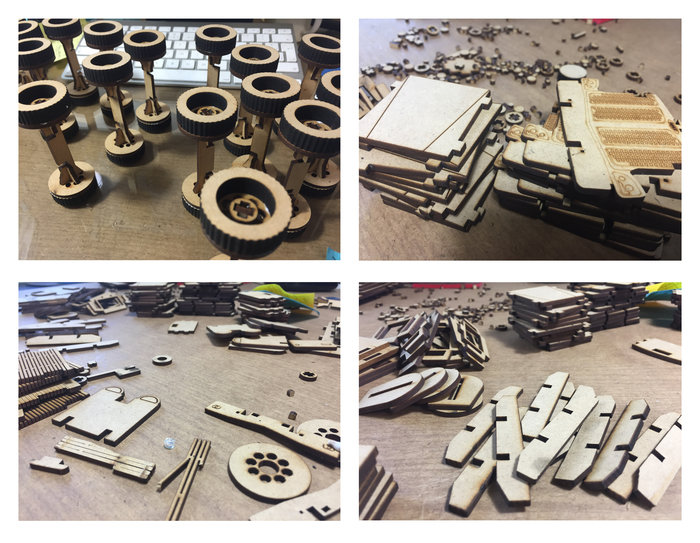 Laser cut Peterbilt Truck by Eduardo Falcon at Coroflot.com