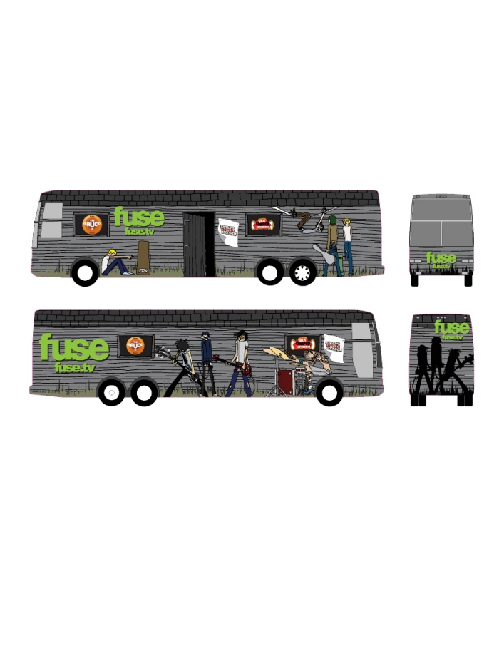 Fuse Warped Tour Campaign by GUNNER dh at Coroflot.com