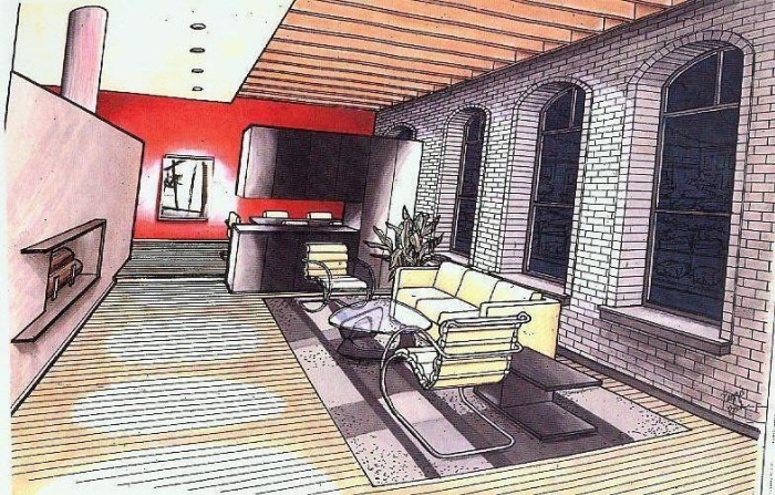 Hand Renderings by Peggie Grossman at Coroflot.com