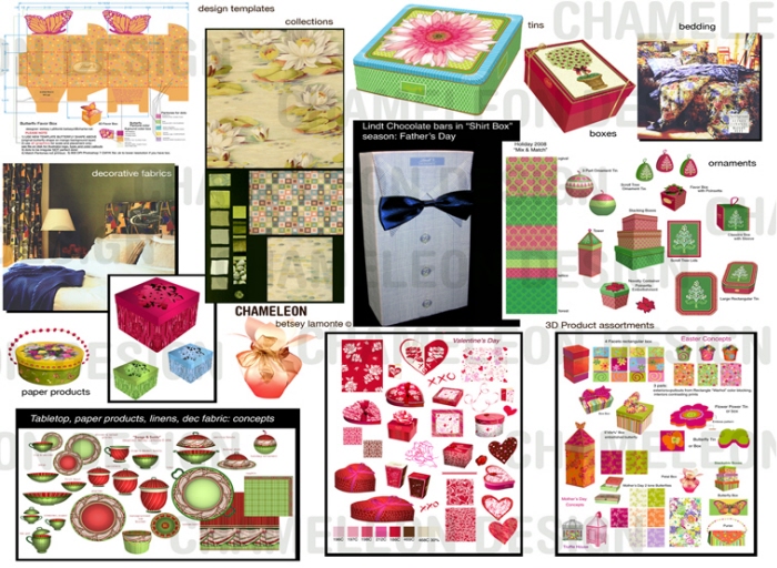 surface design examples by Betsey LaMonte at Coroflot.com