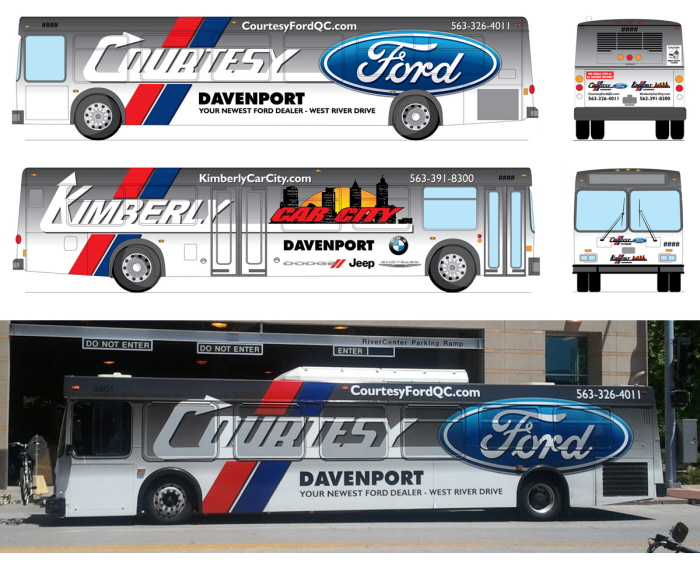 AdMospheres Bus Wraps by Nathan Klaus at Coroflot.com