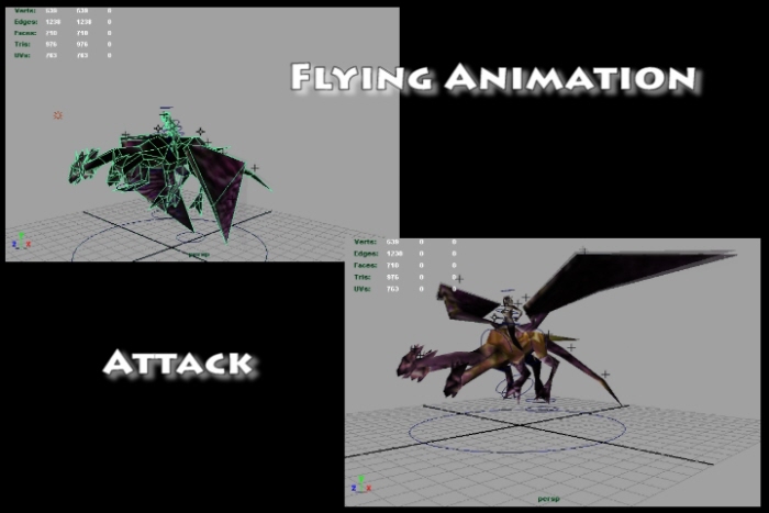 Rigging lowpoly 3D model for online games by Chen XiangDian at Coroflot.com