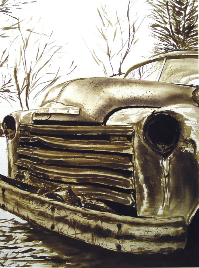 Automotive Fine Art watercolor paintings by Jeremy Rolfs at Coroflot.com