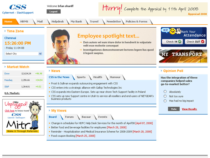 An upload by Irfan Shariff on Coroflot: to the project User Interface